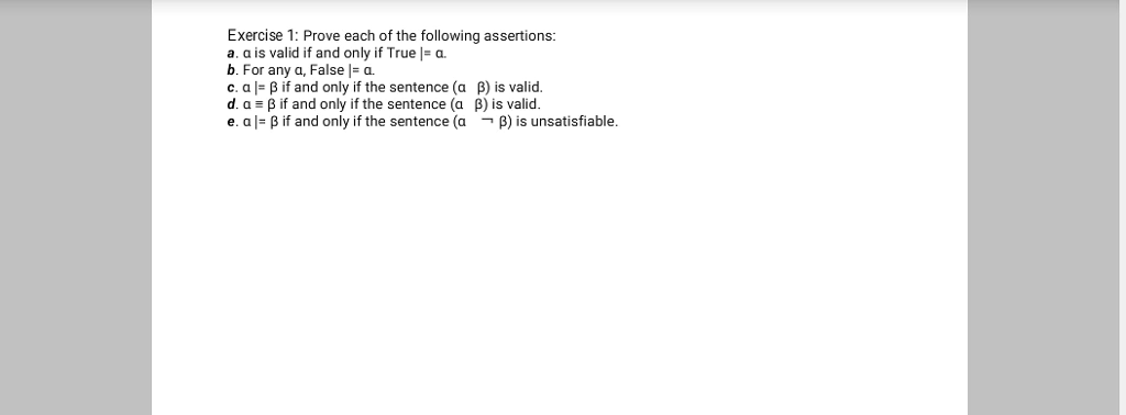 Solved Exercise 1: Prove each of the following assertions: | Chegg.com