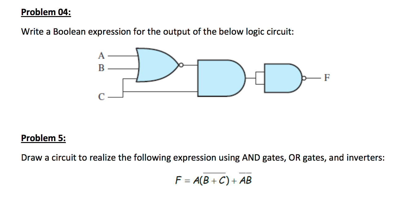 Solved Write a Boolean expression for the output of the | Chegg.com