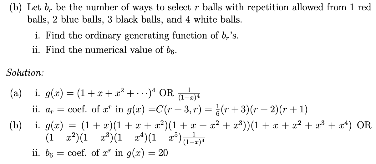 Solved Explain To Me How To Get Part B Ii Using Gx From 