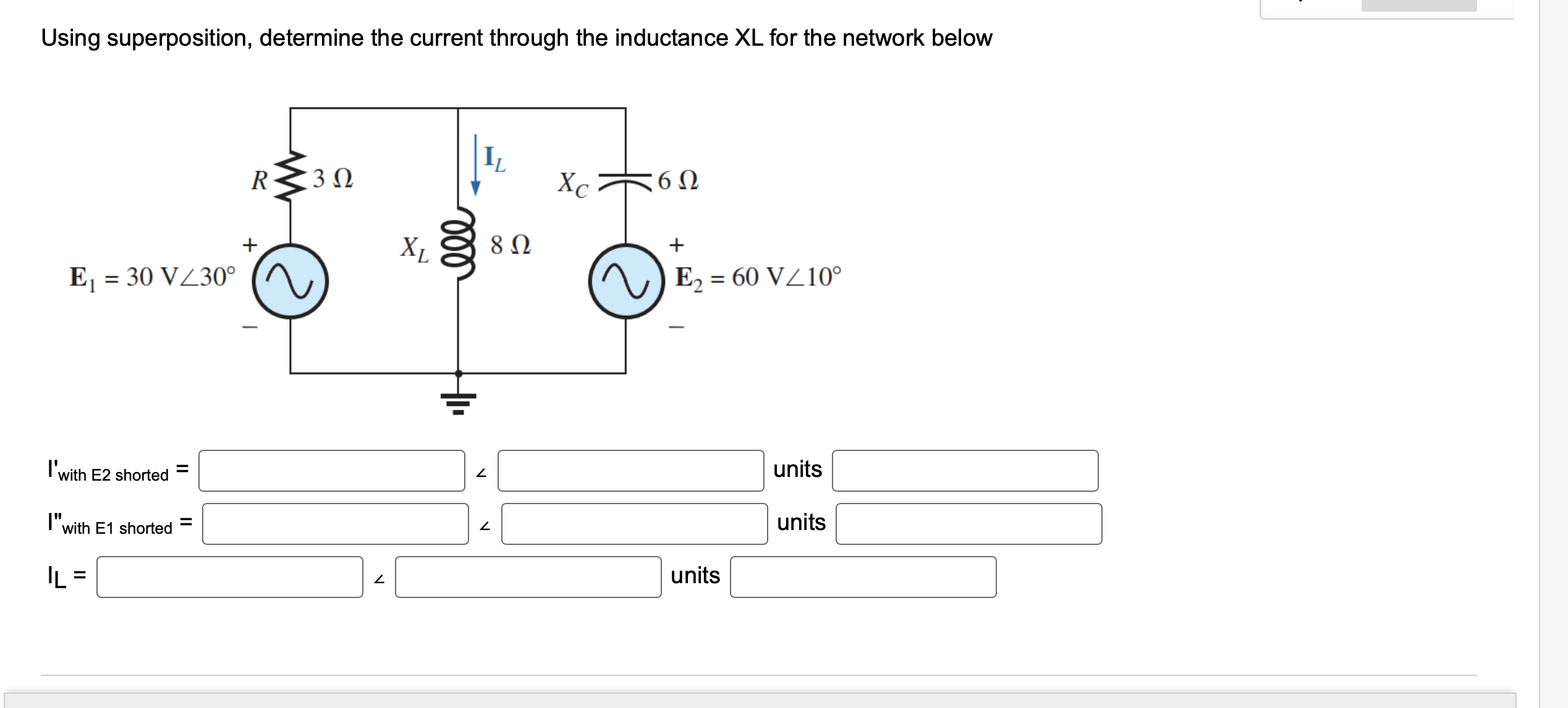 Solved Using superposition, determine the current through | Chegg.com