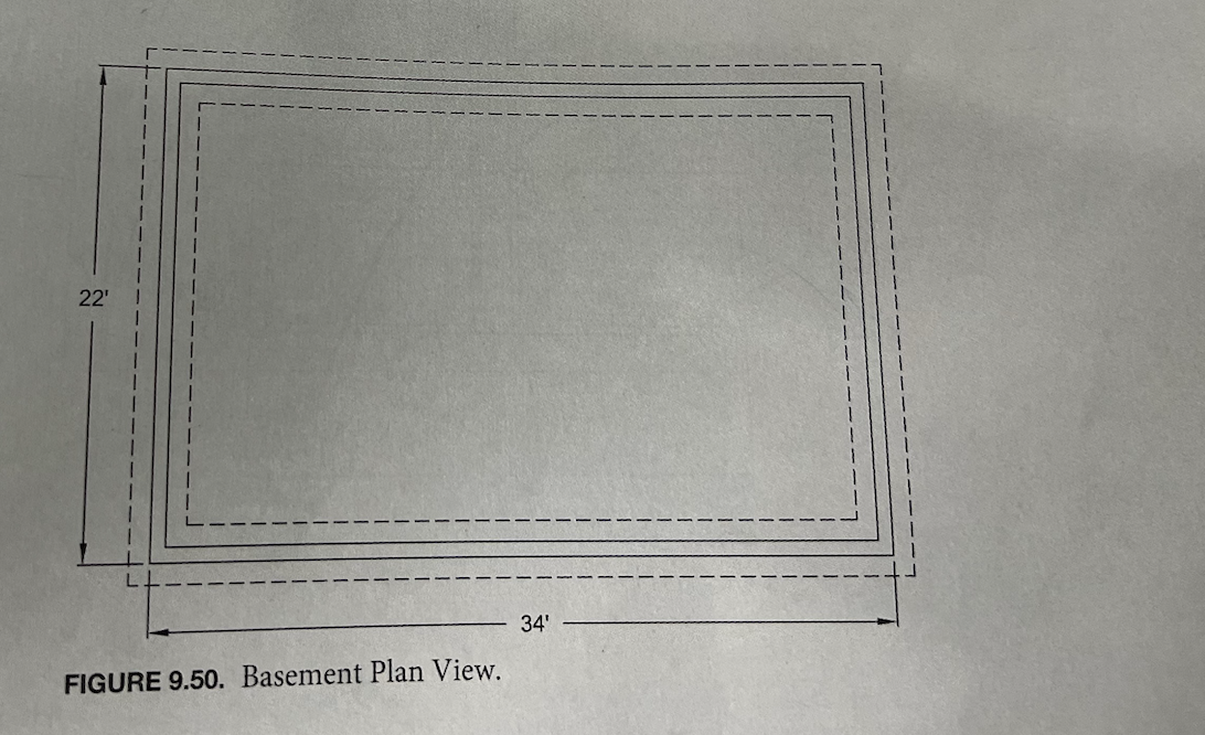 Solved Determine the amount of excavation needed for the | Chegg.com