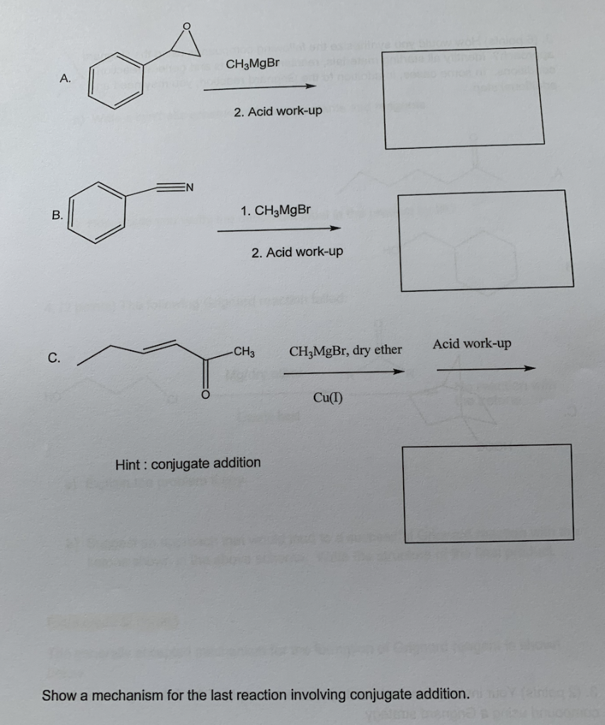 Solved Predict the major products in the following Grignard | Chegg.com