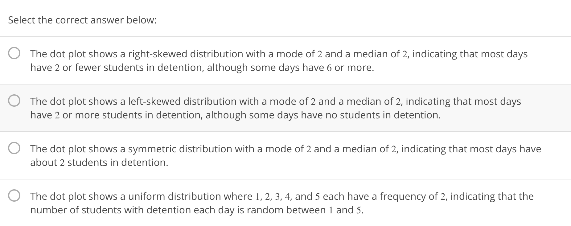 Solved Question A principal is trying to determine how many | Chegg.com
