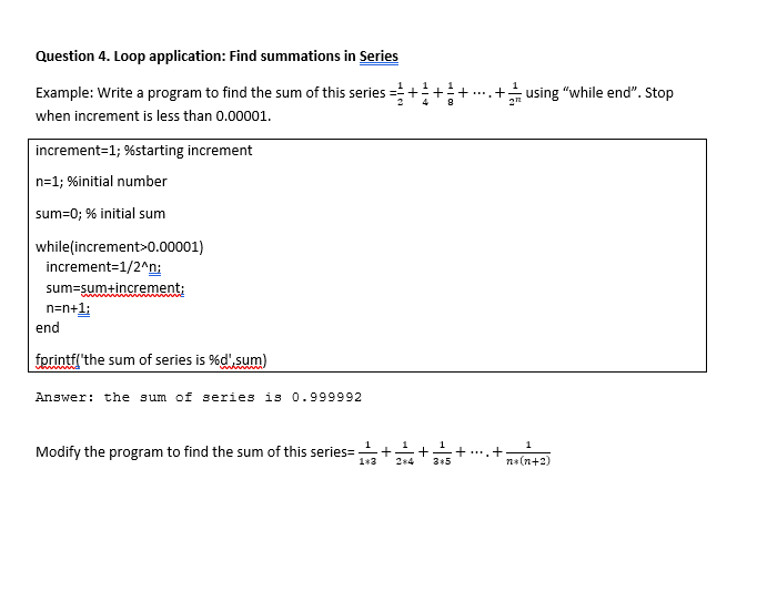 Solved Question 3. Write a program in MATLAB using "if | Chegg.com