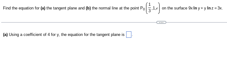 Solved Find the equation for (a) the tangent plane and (b) | Chegg.com