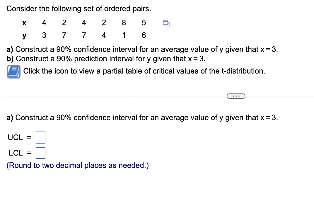 Solved Consider the following set of ordered pairs. a) | Chegg.com
