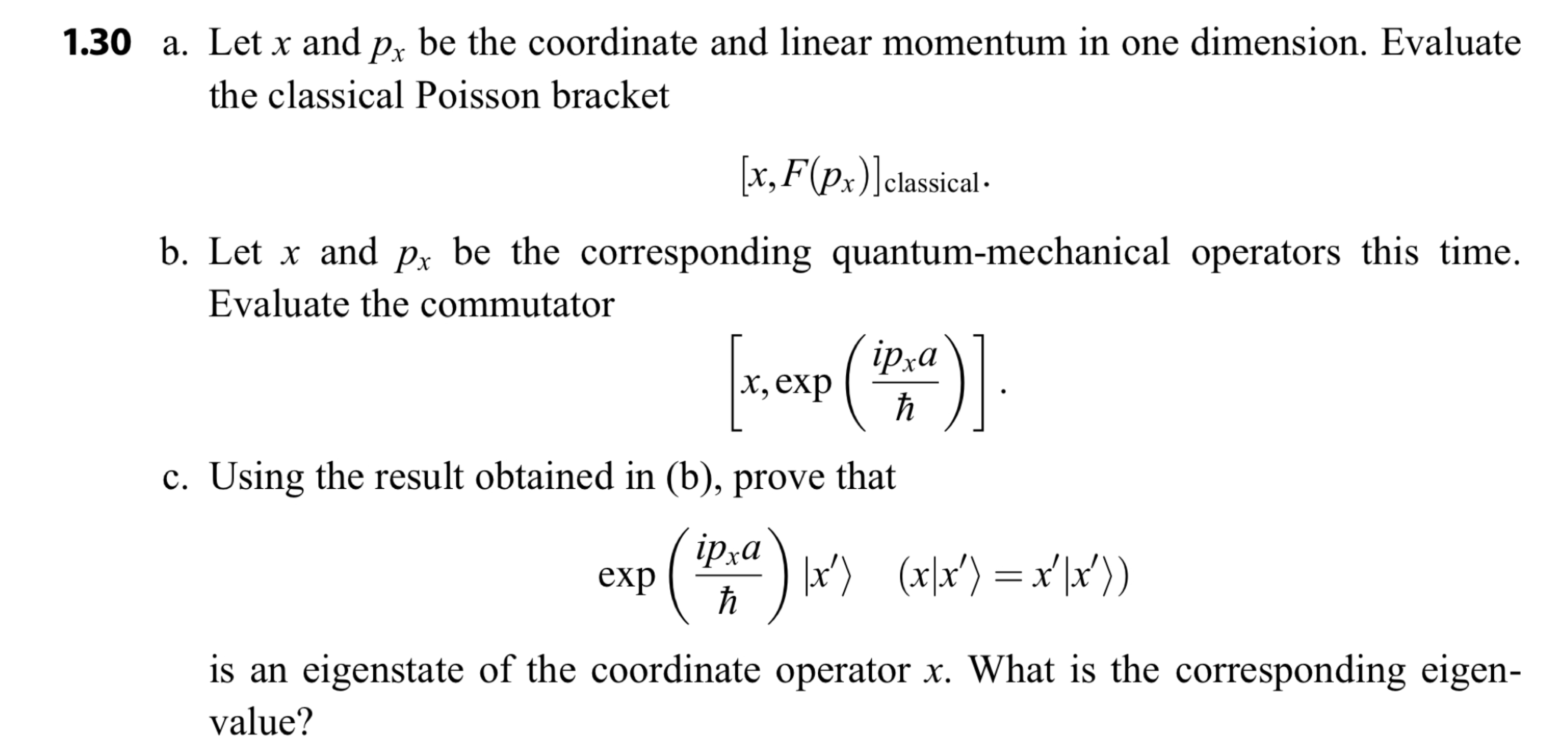Solved a. Let x and px be the coordinate and linear momentum | Chegg.com