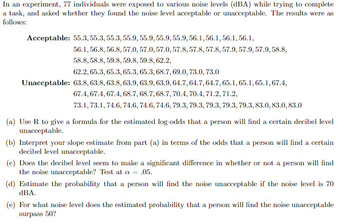 Solved In an experiment, 77 individuals were exposed to | Chegg.com