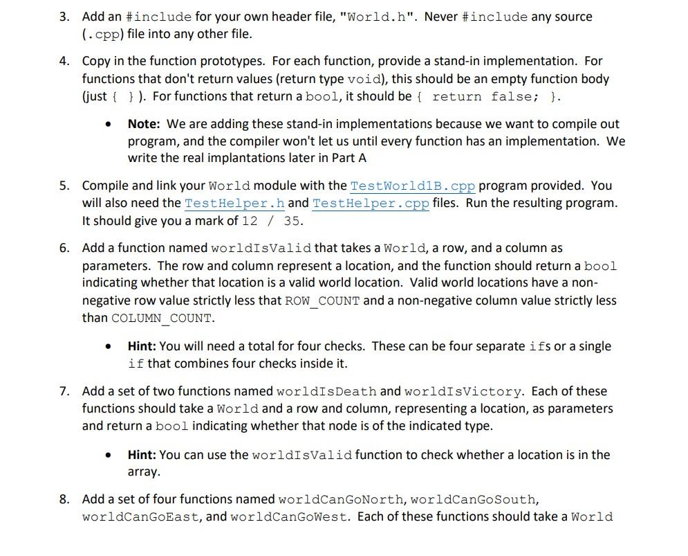 Solved In Part A, you will define types and constants | Chegg.com
