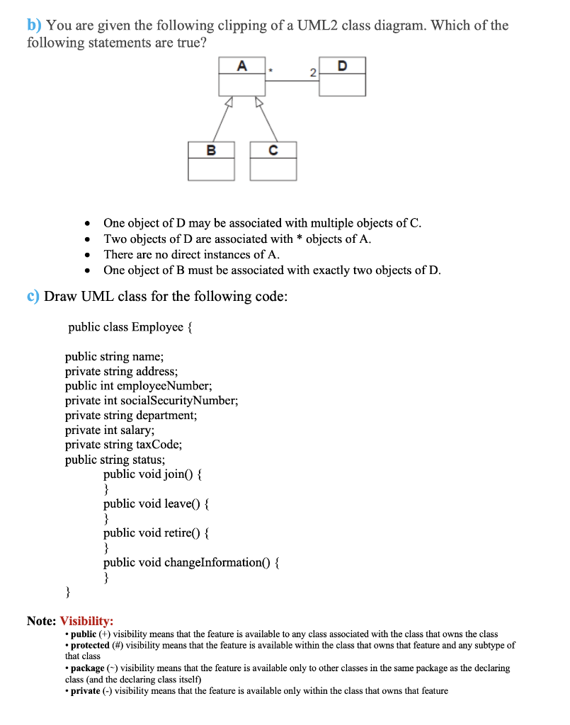 Solved In Class Activity: Week5-2 1) Read the following | Chegg.com