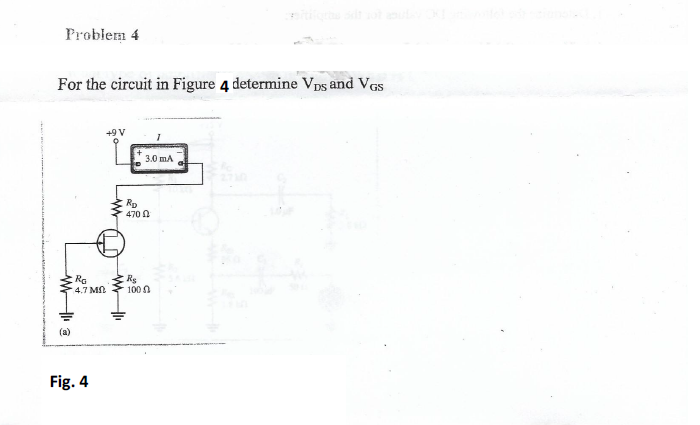 Solved Problem 4 For the circuit in Figure 4 determine Vps | Chegg.com