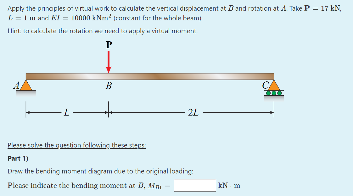 Solved Apply the principles of virtual work to calculate the | Chegg.com