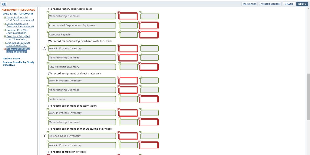 Solved L CALCULATOR PRINTER VERSION RACK Problem 15-3A (Part | Chegg.com