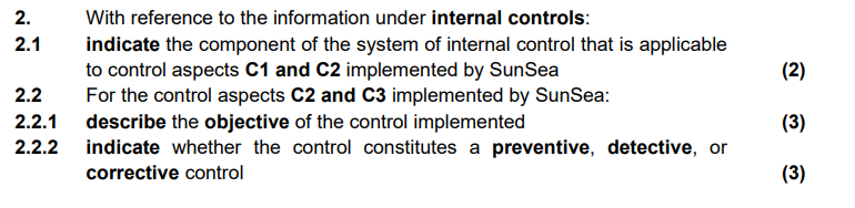 Solved Internal Controls In his working paper, the | Chegg.com