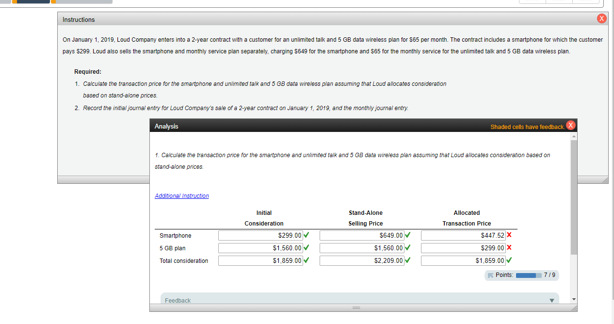 Solved On January 1, 2019, Loud Company enters into a 2-year | Chegg.com