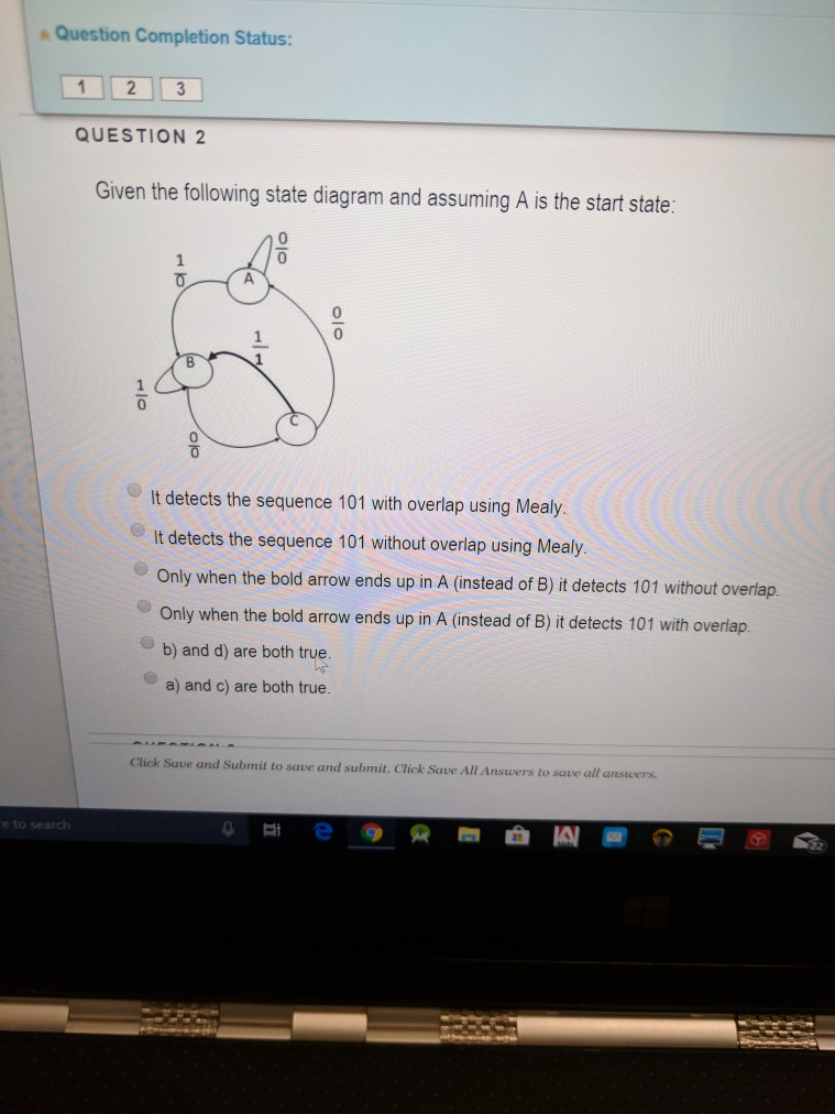 Solved Question Completion Status: QUESTION 2 Given the | Chegg.com