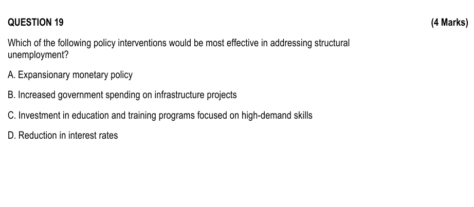 Solved QUESTION 19 ﻿Which of the following policy | Chegg.com
