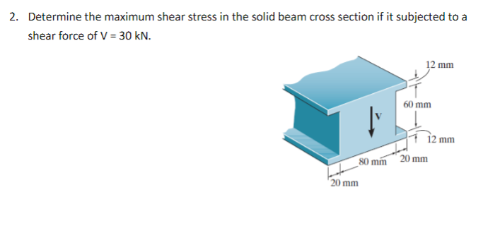 Solved 2. Determine the maximum shear stress in the solid | Chegg.com