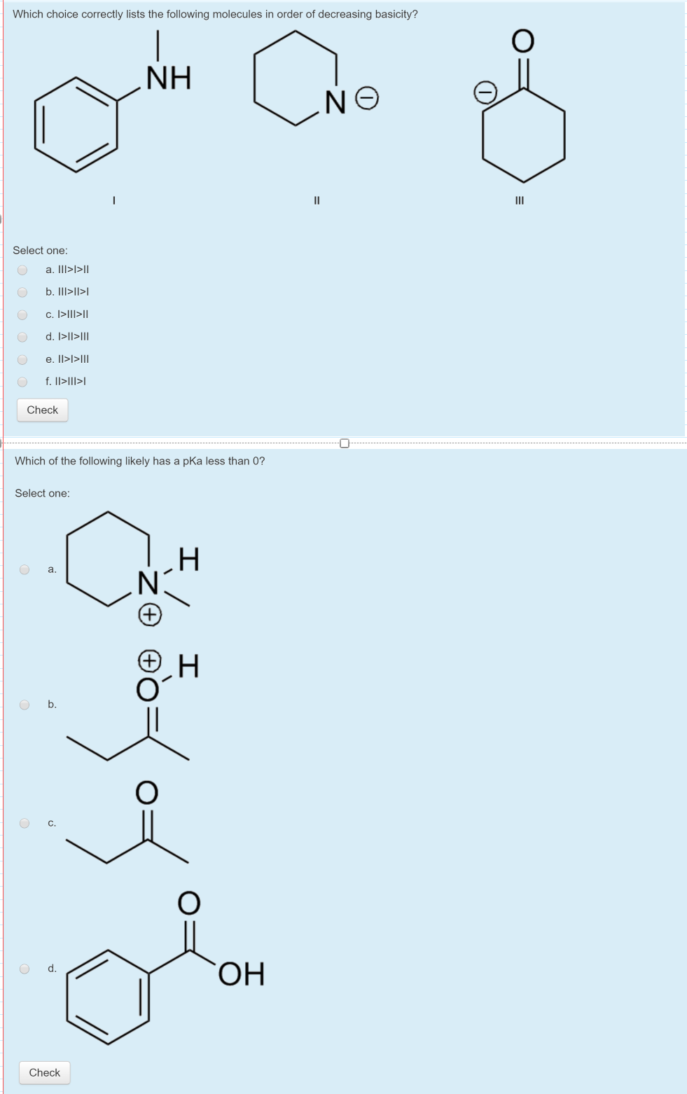 Solved Which choice correctly lists the following molecules | Chegg.com