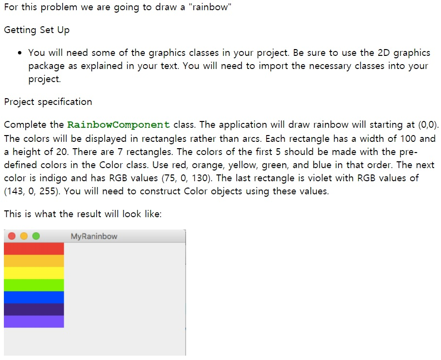 Solved For this problem we are going to draw a "rainbow" | Chegg.com
