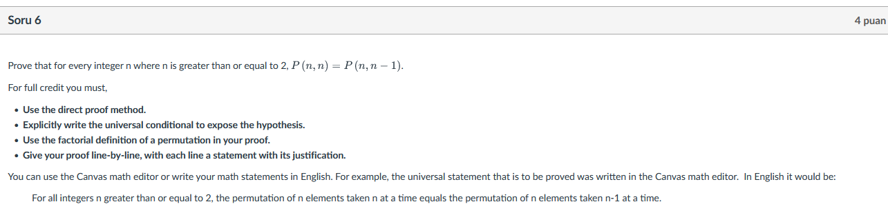 Solved Prove that for every integer n where n is greater | Chegg.com