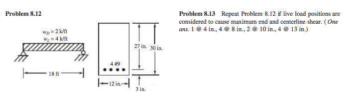 Solved Problem 8.12 Problem 8.13 Repeat Problem 8.12 if live | Chegg.com