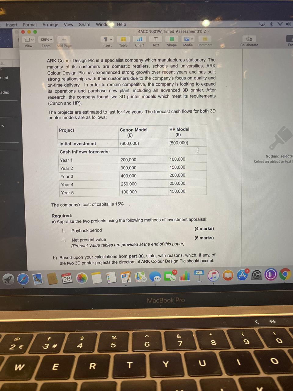 Solved Colla Format Arrange View Share Window Help | Chegg.com