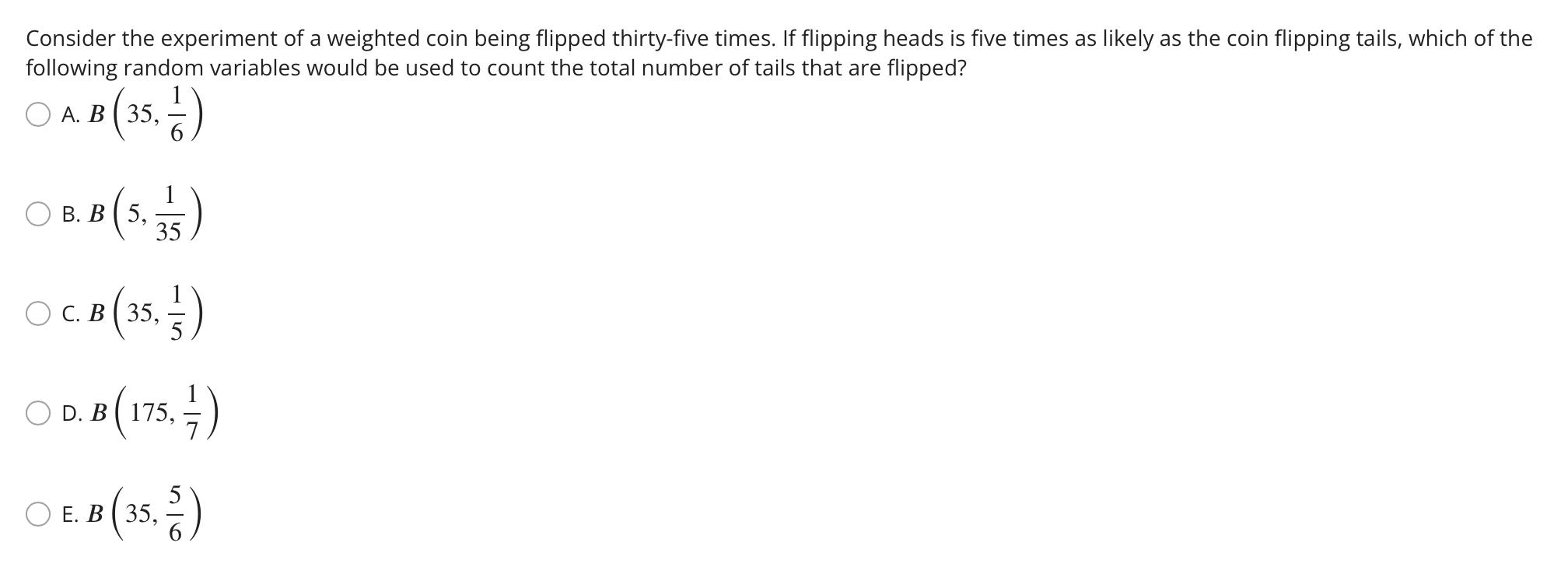 Solved Consider the experiment of a weighted coin being | Chegg.com