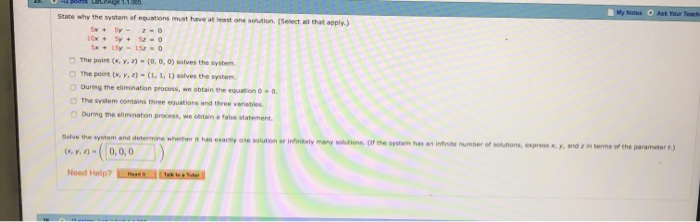 Solved 2 polnts LartinAlg 1.1.c60 O Ask Your Teache My Notes | Chegg.com Solved 2 polnts LartinAlg 1.1.c60 O Ask Your Teache My Notes | Chegg.com