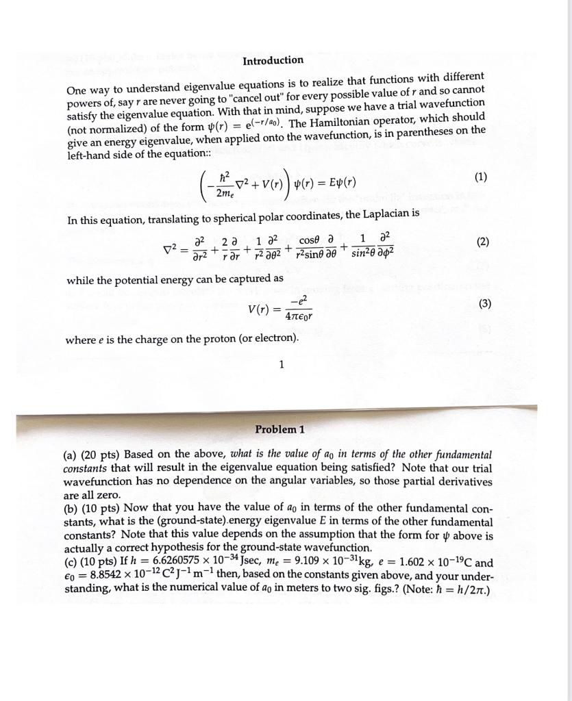 Solved One way to understand eigenvalue equations is to | Chegg.com