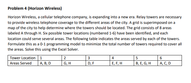 Horizon Wireless, a cellular telephone | Chegg.com