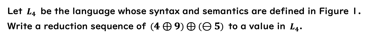 Solved Figure 1: Syntax and operational semantics of L4(n is | Chegg.com