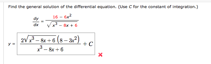 Solved Find the general solution of the differential | Chegg.com