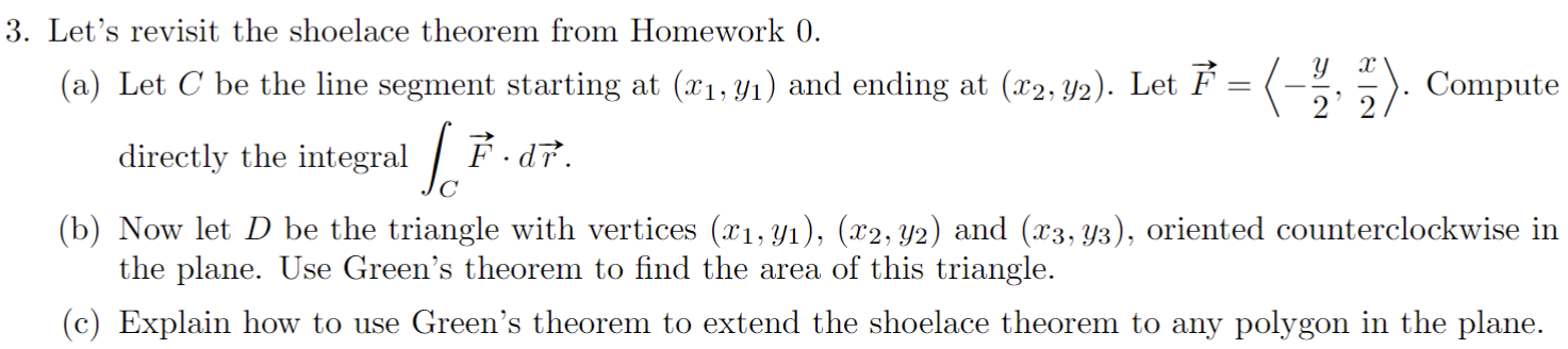 Solved please do all 3 parts of the question, try to show | Chegg.com