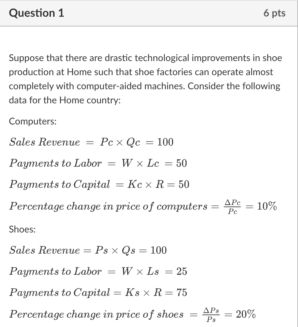 Solved FILL IN THE BLANK: 1. The relative price of | Chegg.com