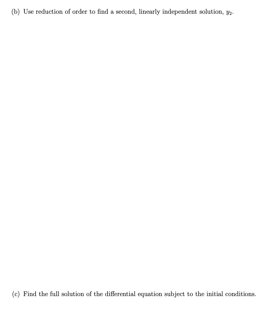 Solved 1. Consider the linear, non-constant coefficient, 2nd | Chegg.com