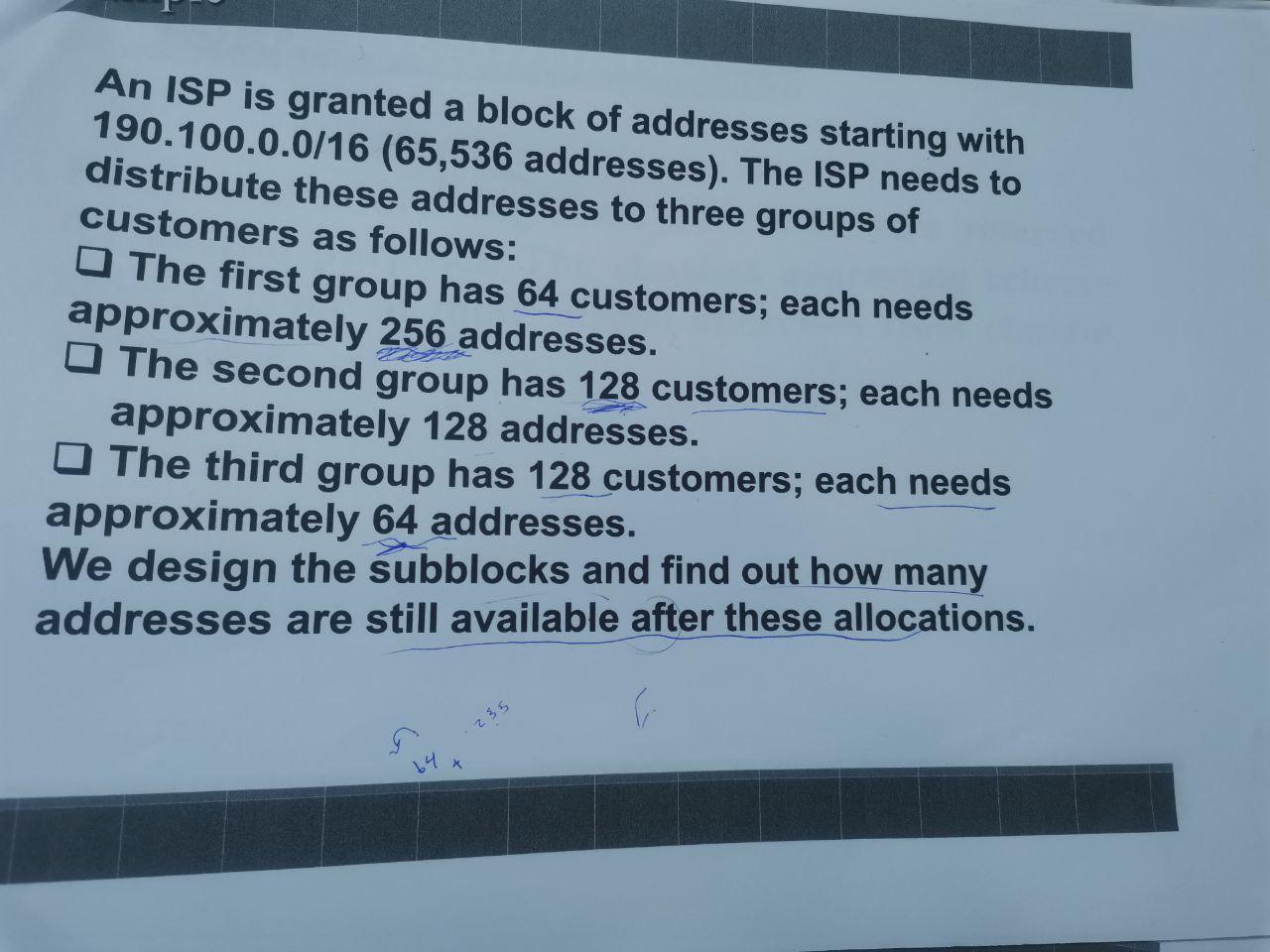 Solved An ISP is granted a block of addresses starting with | Chegg.com