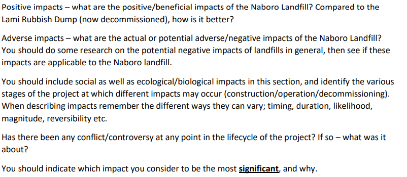 Solved Positive impacts - what are the positive/beneficial | Chegg.com