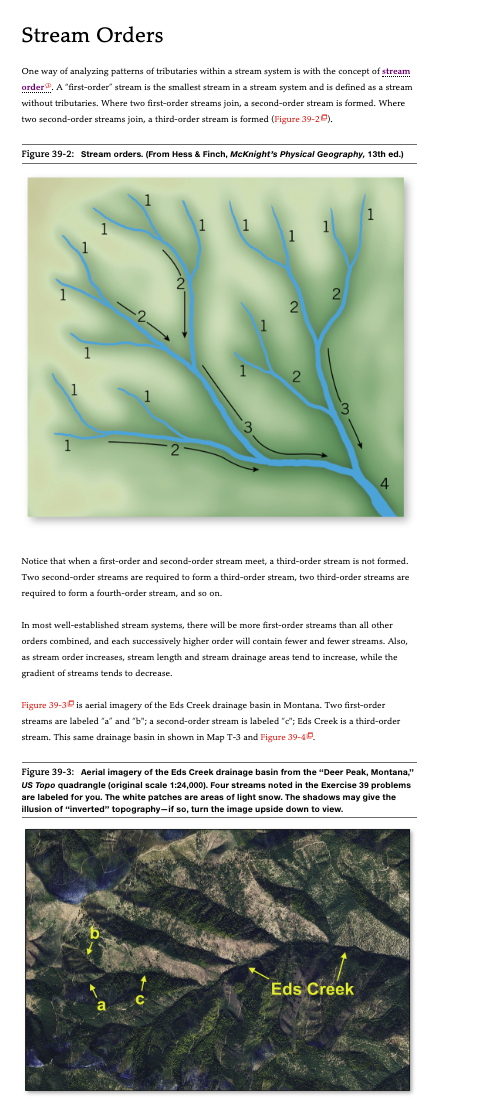 Solved Stream Orders One way of analyzing patterns of | Chegg.com