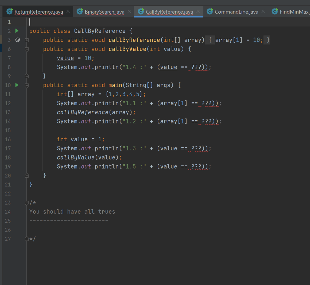Solved I need help finishing these lines of java code. I was | Chegg.com