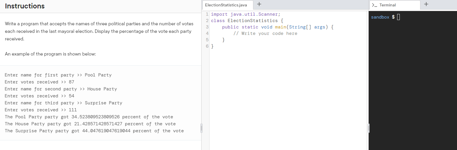 Solved An example of the program is shown below: Enter name | Chegg.com
