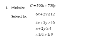 Solved LINEAR PROGRAMMING DIRECTION: Determine the optimal | Chegg.com