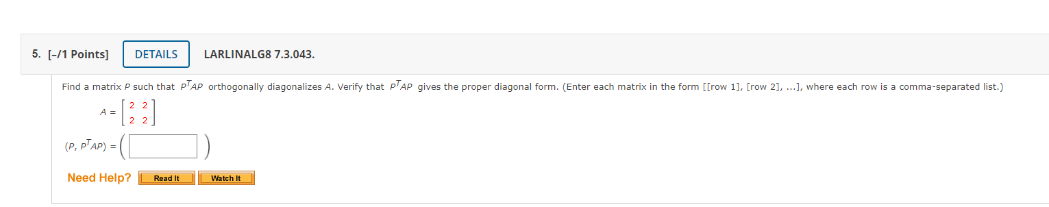 Solved linear algebra please answer both of the question | Chegg.com