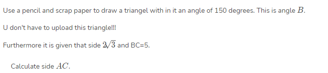 Solved Use a pencil and scrap paper to draw a triangel with | Chegg.com