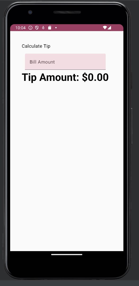 Solved How can i modify a tip calculator app to allow a user | Chegg.com