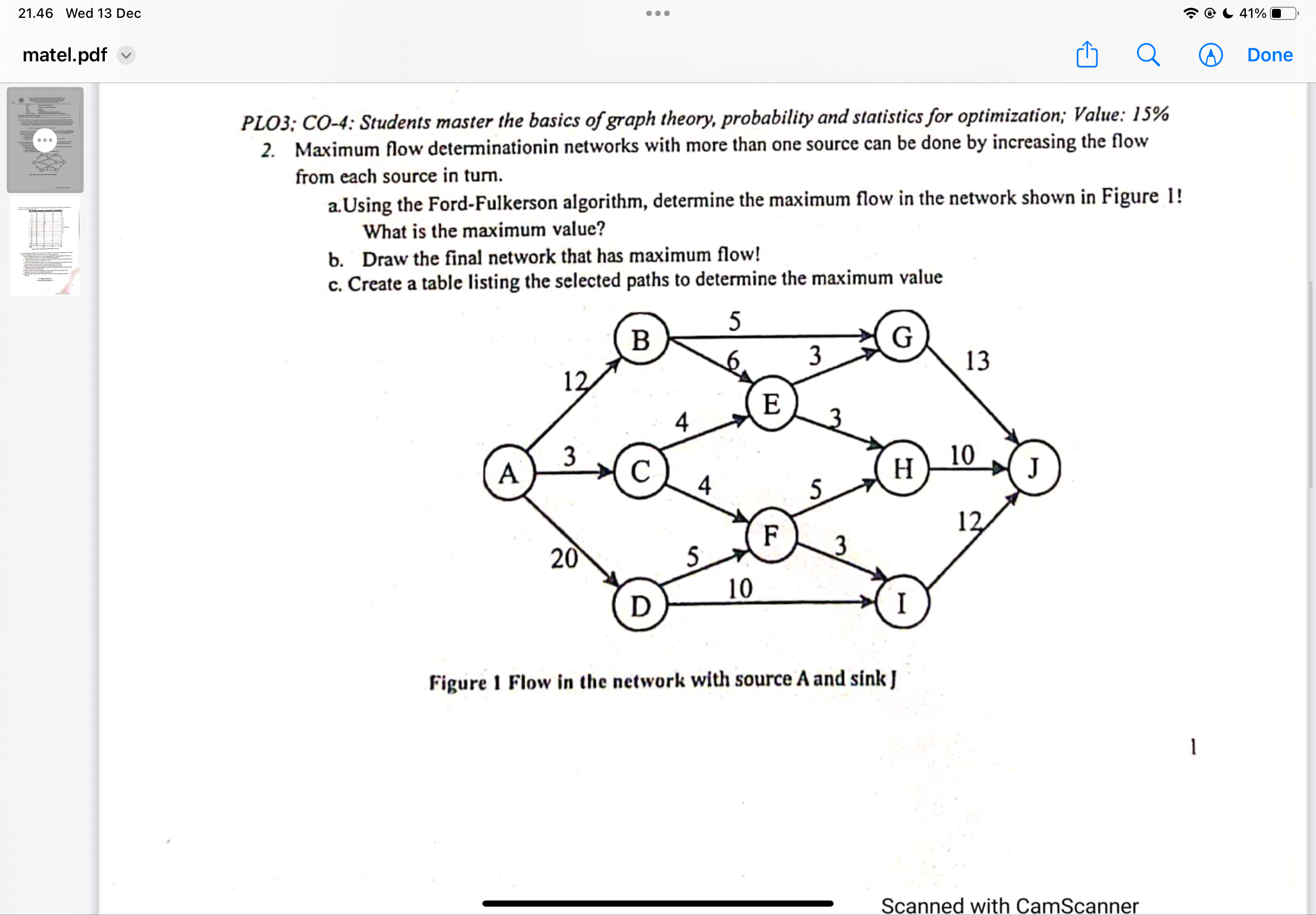 Solved PLO3; CO-4: Students master the basics of graph | Chegg.com