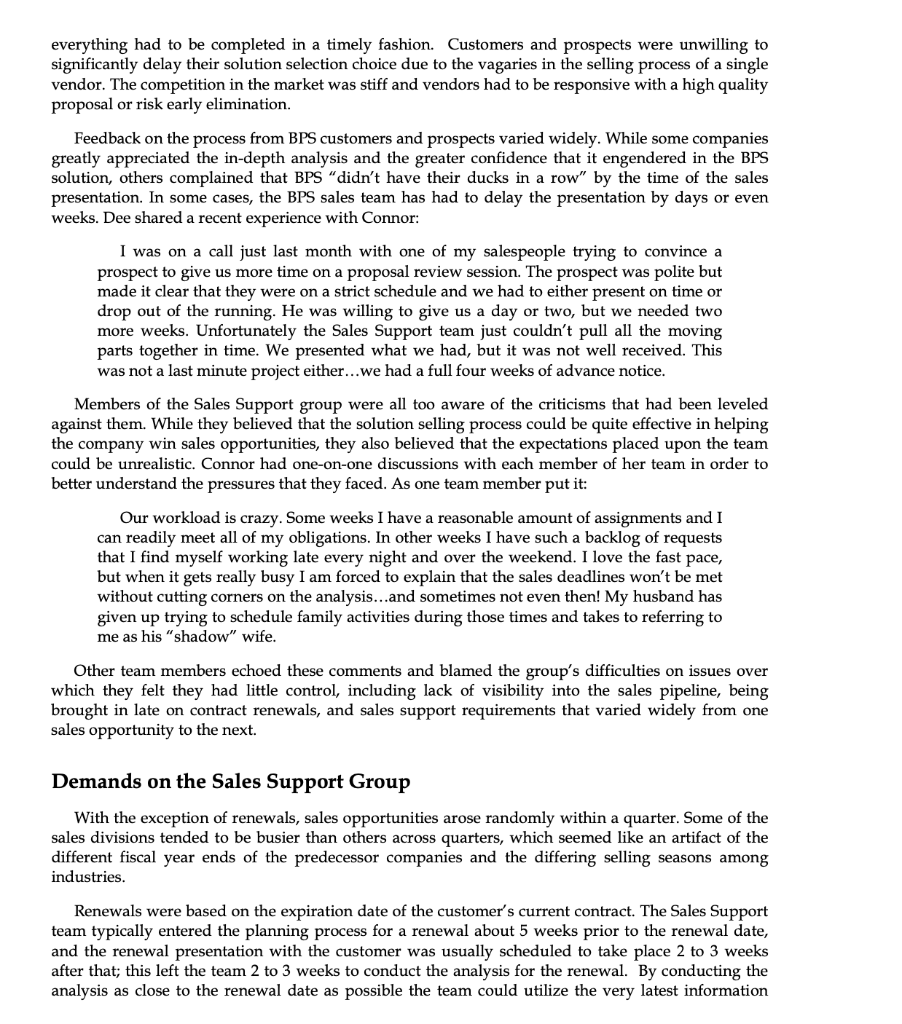 Solved Baria Planning Solutions, Inc.: Fixing the Sales | Chegg.com