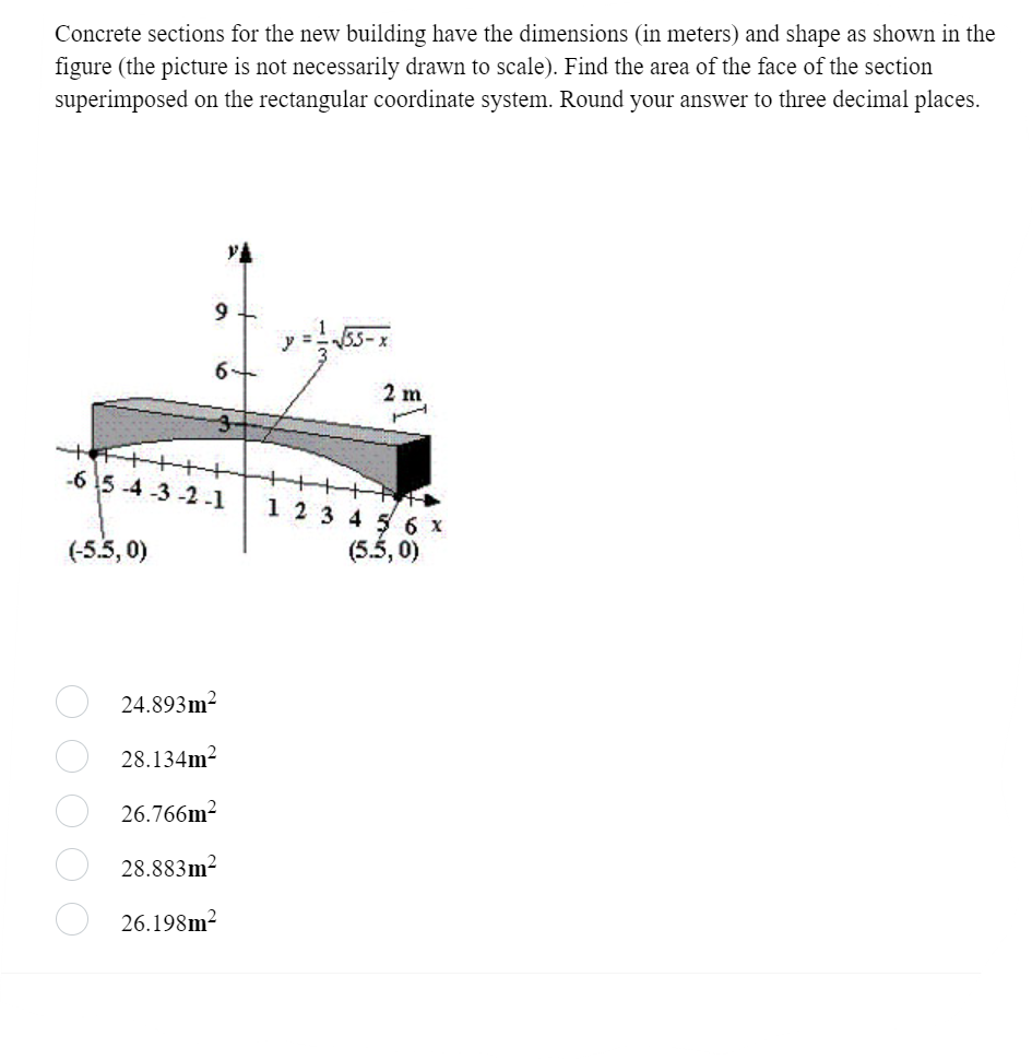 Solved Concrete sections for the new building have the | Chegg.com