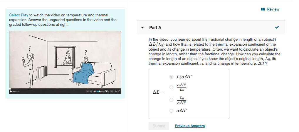 Solved 1 Review Select Play to watch the video on | Chegg.com