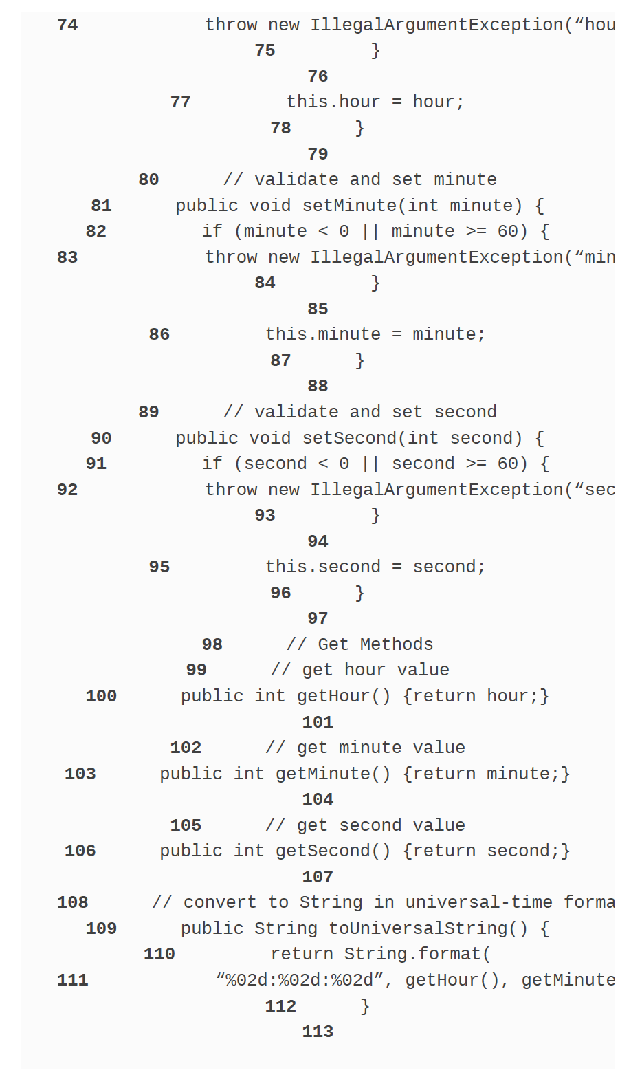 Solved 6. 8.7 (Enhancing Class Time 2) Modify class Time 2 | Chegg.com